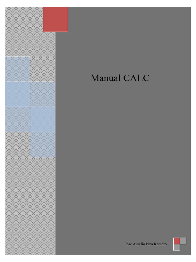 Manual Calc: Guía Completa para ESO y Bachillerato | PDF | Desviación ...