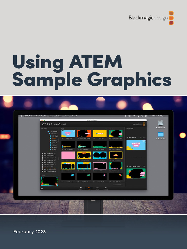 ATEM Graphics Setup Guide | PDF | Adobe Photoshop | Software