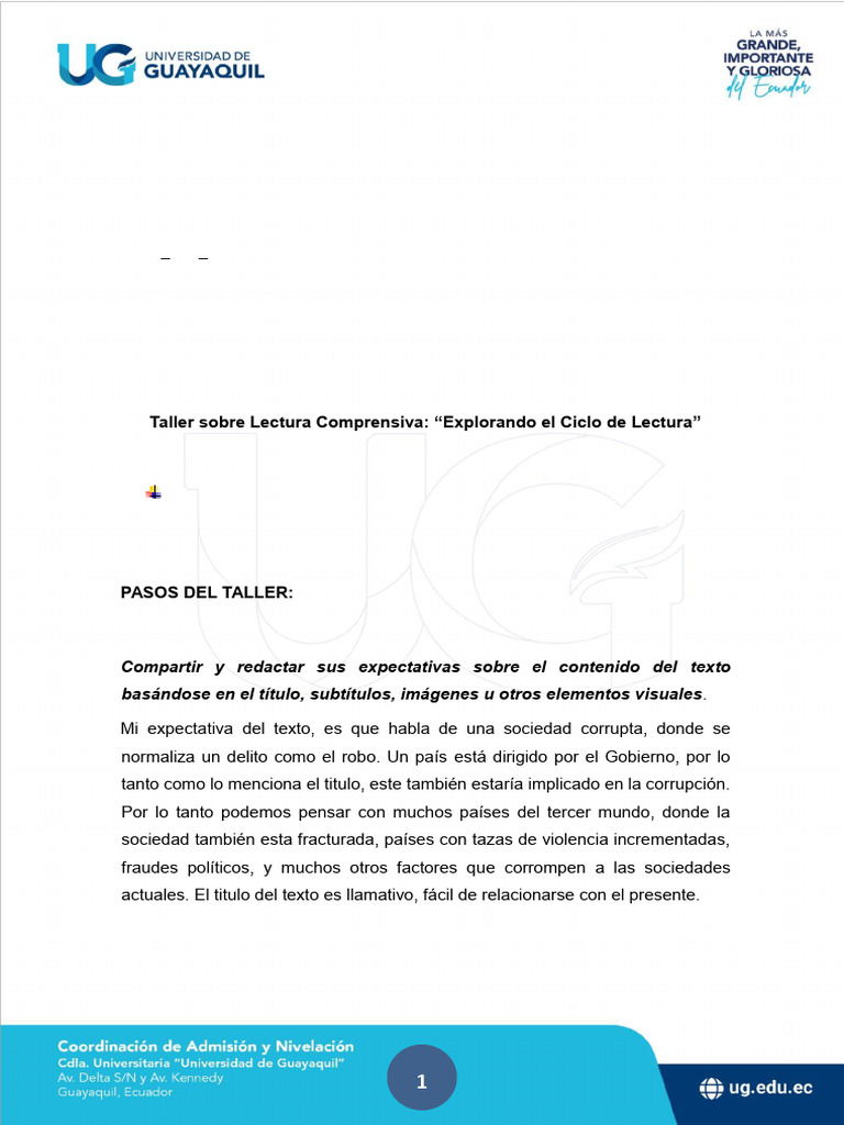 Tarea U3 Clase - 1 S5 | PDF | Ficción general