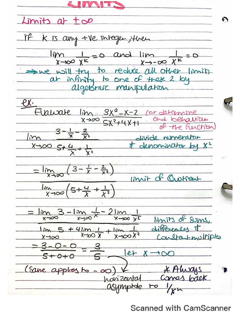 Limits Part 2 | PDF