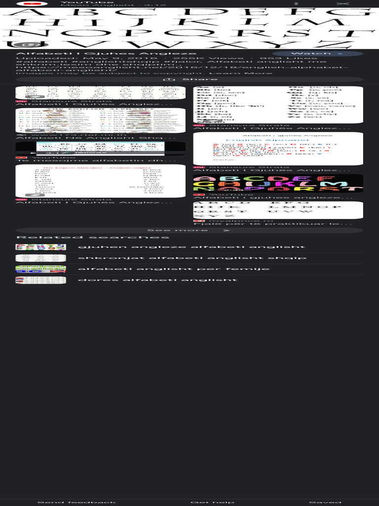 Alfabeti Anglisht - Google Search | PDF