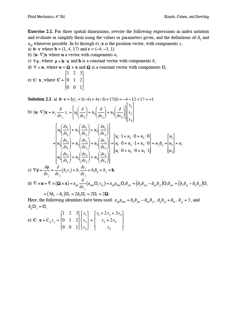 Chapter_02 | PDF | Euclidean Vector | Tensor