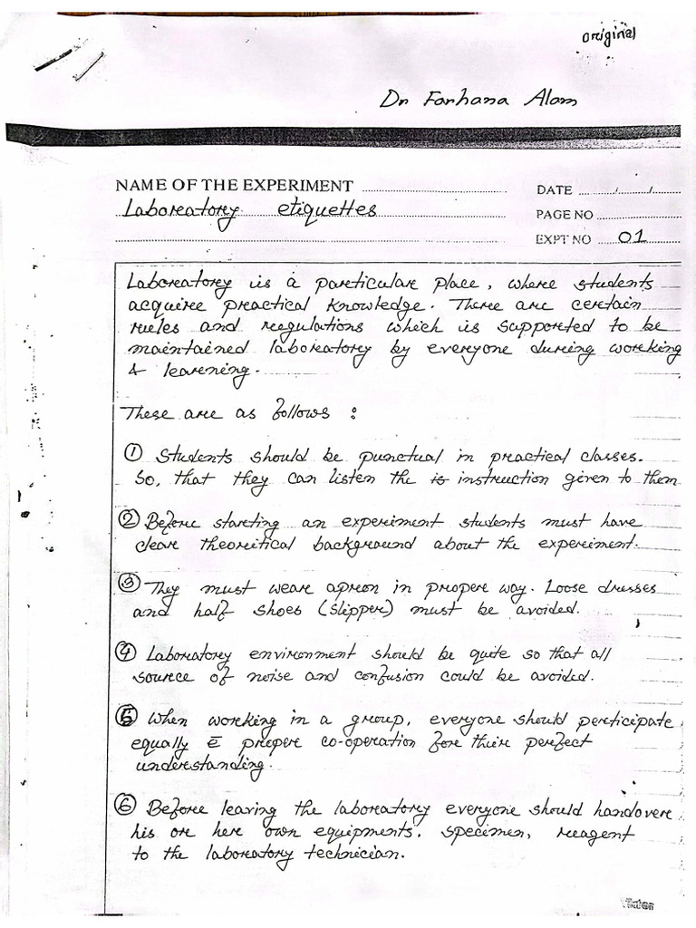 Biochemistry Practical | PDF