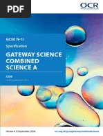 OCR A Level Biology A (H420) Specification | PDF | Endoplasmic ...