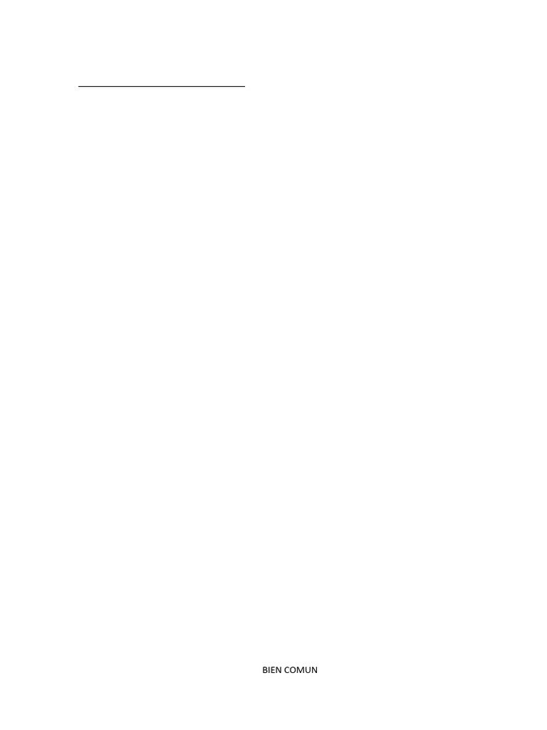 Bien Común ÉTIC | PDF | Mal | Gobierno