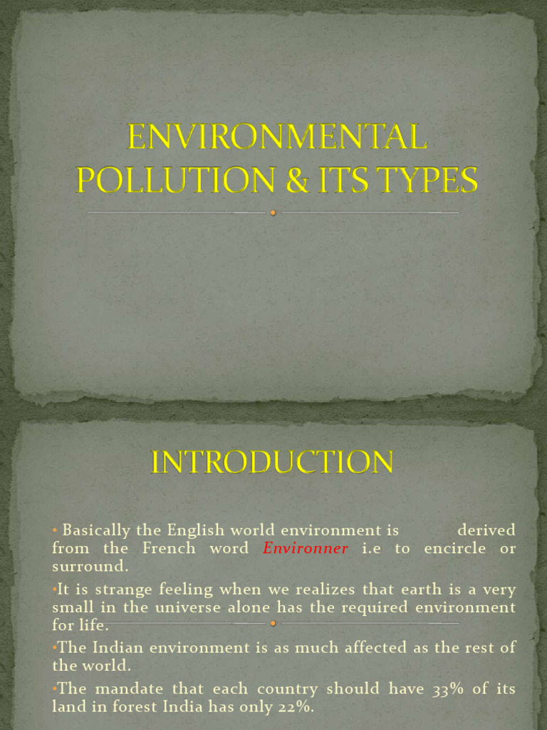 2 Environmentalpollutionanditstypes 150913134335 Lva1 App6892 | PDF ...