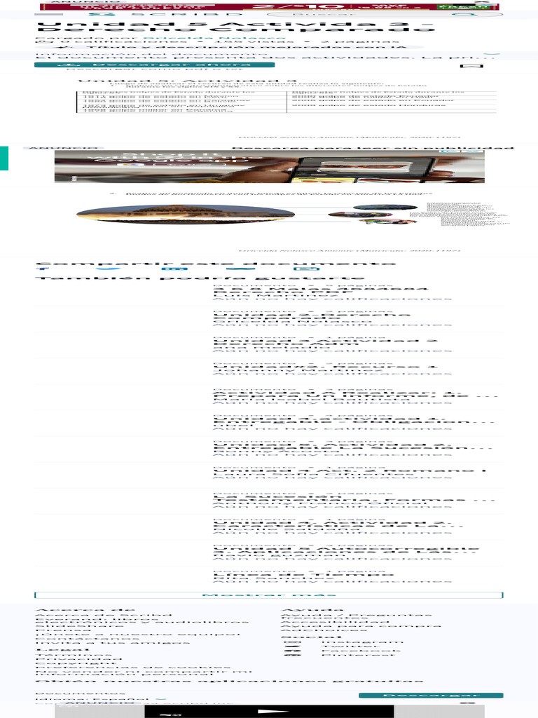 Unidad 5 Activida 3 - Derecho Comparado PDF America Latina Américas | PDF | America latina