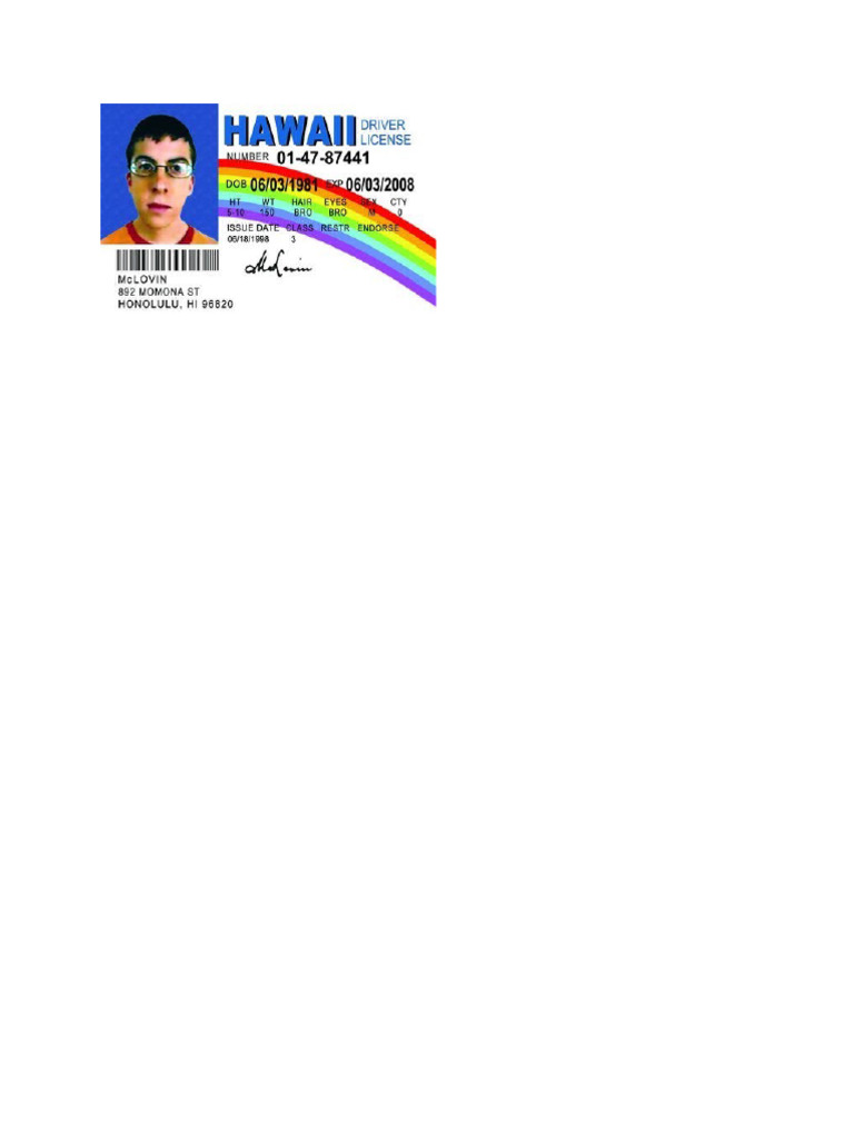 Mclovin Licencia | PDF