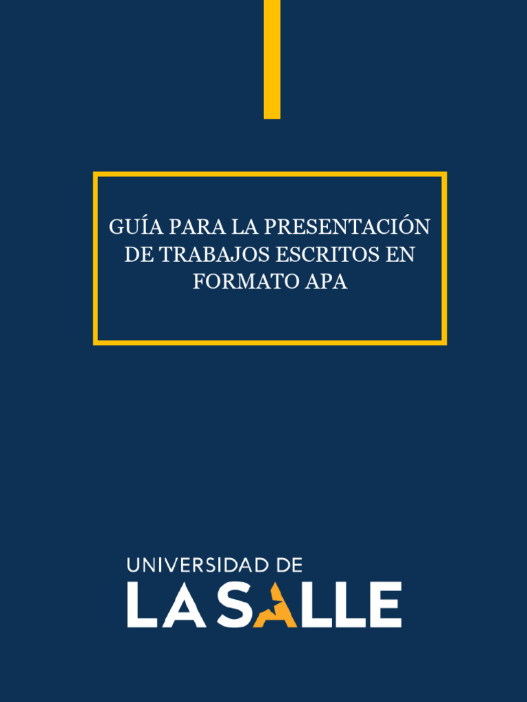Guía para La Presentación de Trabajos Escritos en Formato APA | PDF | Sumario abstracto) | Serif
