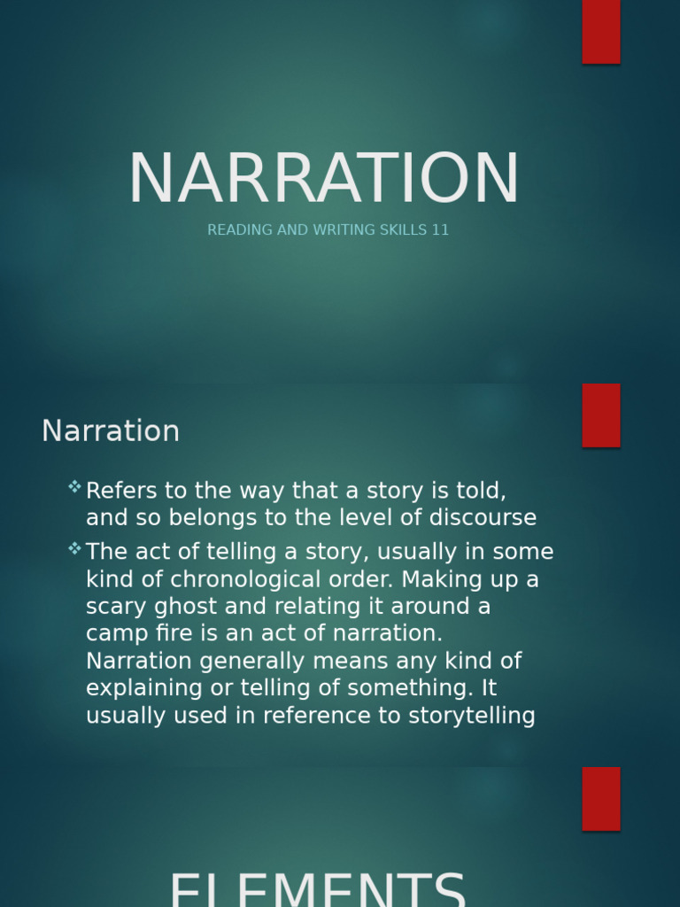 NARRATION | PDF | Narration