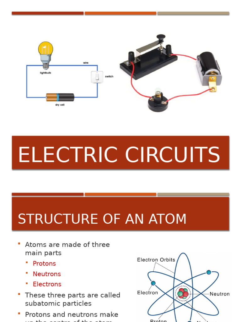 1 Electrical Circuits | PDF | Atoms | Voltage