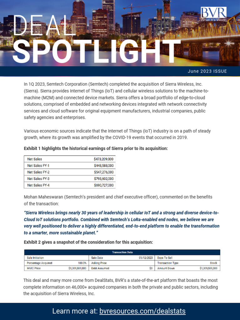 Deal Spotlight q2 2023 | PDF