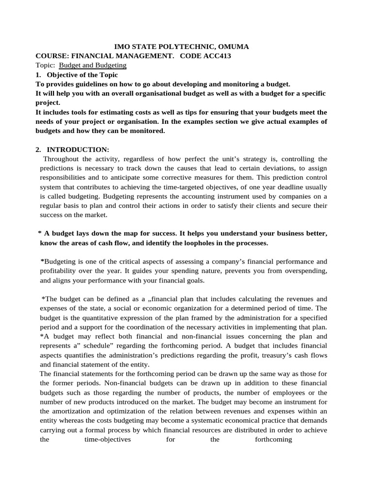 Budget Ii Pdf Government Budget Balance Fiscal Policy