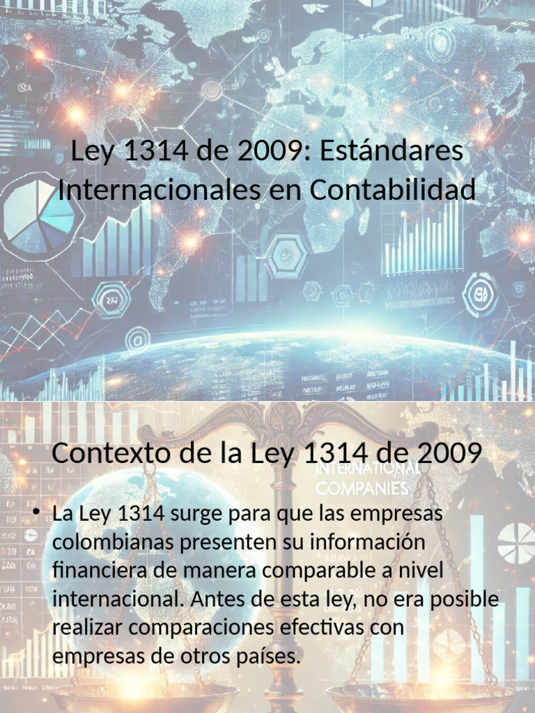 Presentacion Ley 1314 | PDF