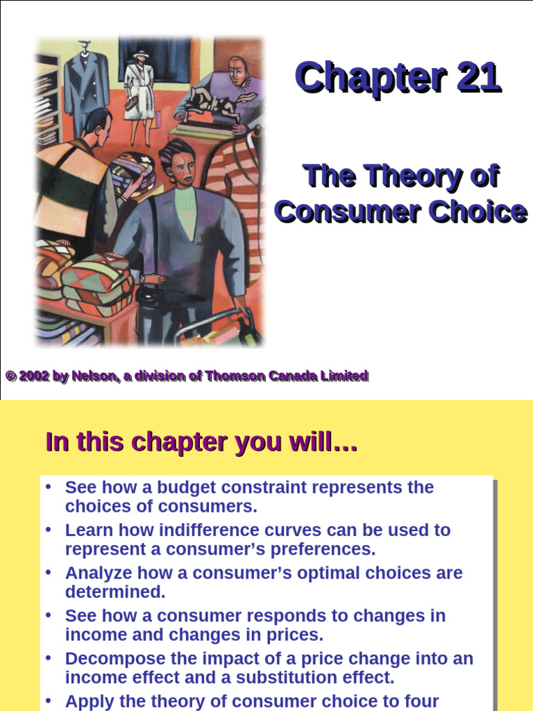 Consumer Choice Explained | PDF | Microeconomics | Trade