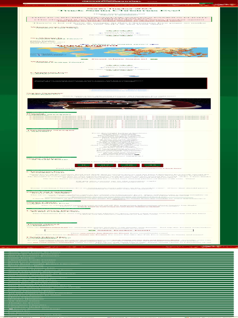 Santa Tracker 2023: Track Santa Live | PDF | Santa Claus | Christmas ...