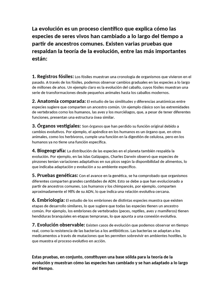 Karol 1.0 | PDF | Evolución | Naturaleza