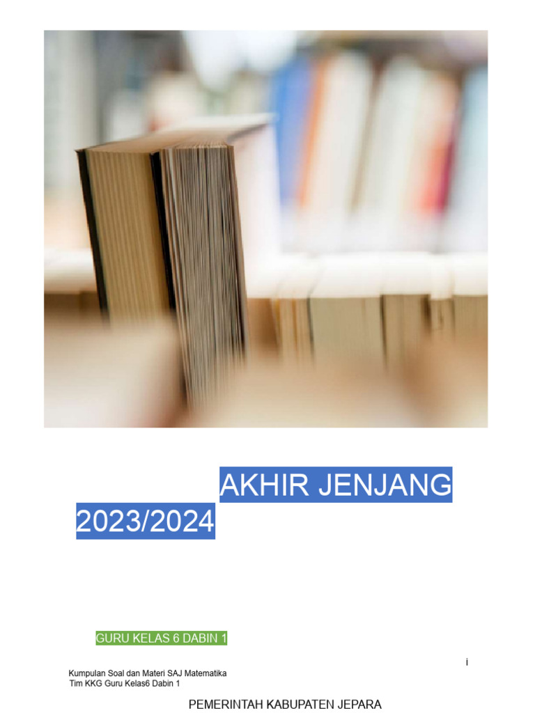 Soal Dan Materi MTK Dabin 1 - Fix | PDF