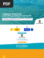 Protocolo de Código Dorado en Salud | PDF | Trastorno mental | Paciente
