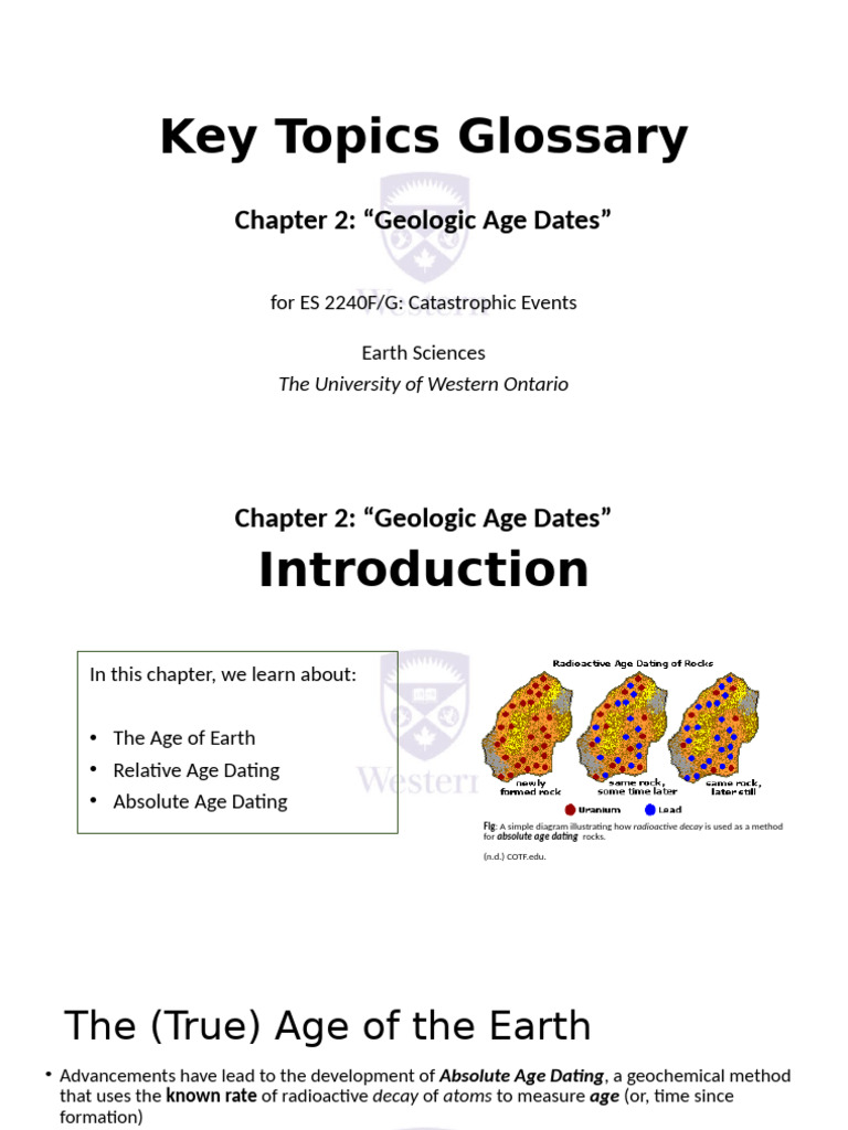 Chapter 2 Geologic Age Dates | PDF | Rock (Geology) | Sedimentary Rock