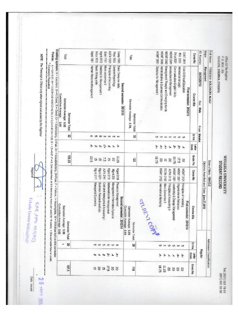 BA. Degree Tempo and Student | PDF