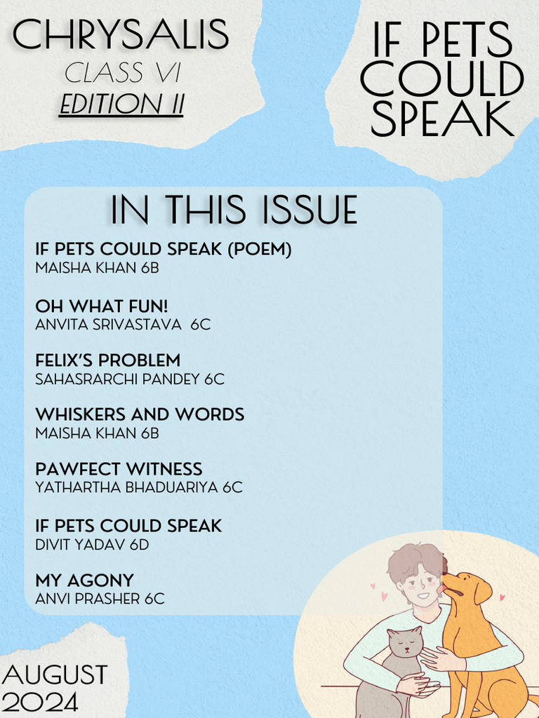 Chrysalis Class IV Edition II | PDF | Cats