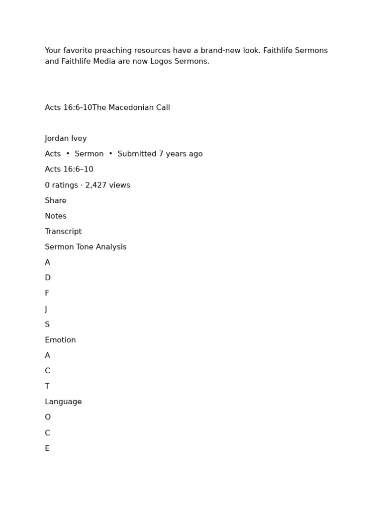 Macedonian Call | PDF | Jesus | Paul The Apostle