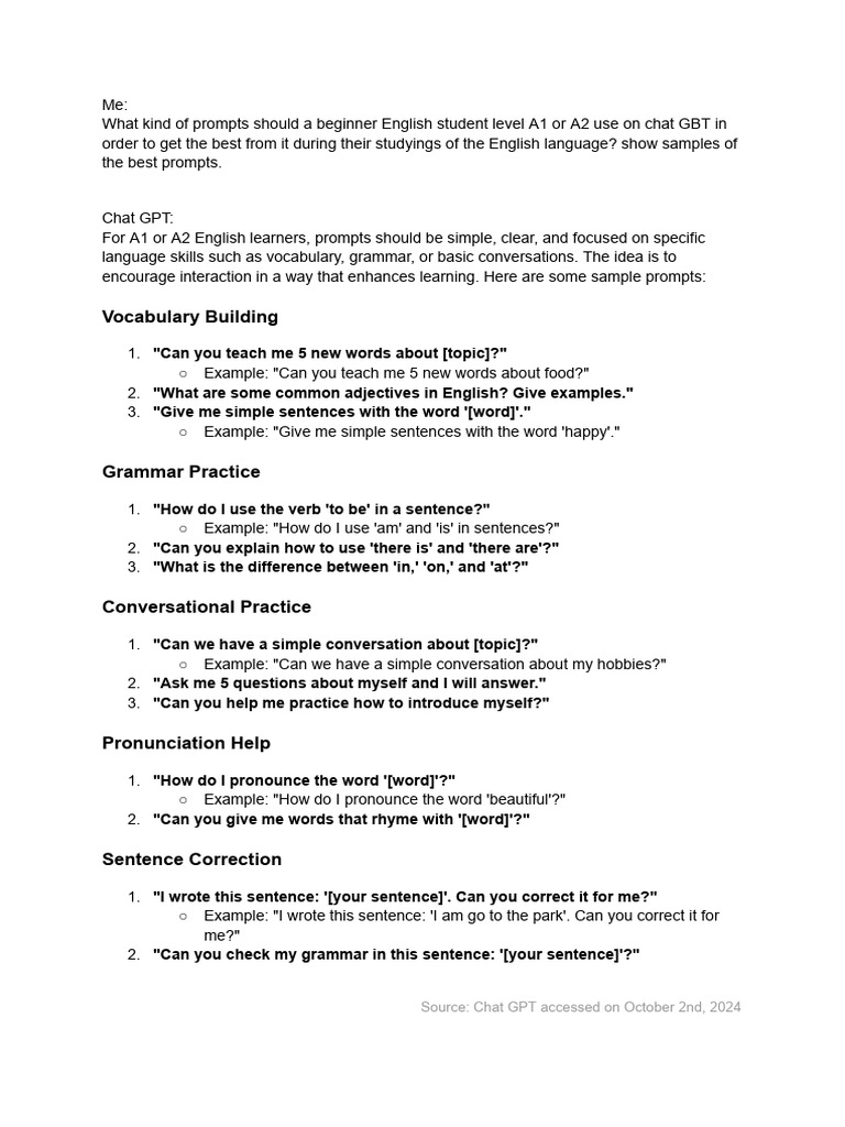 Chat GPT | PDF | Language Arts & Discipline