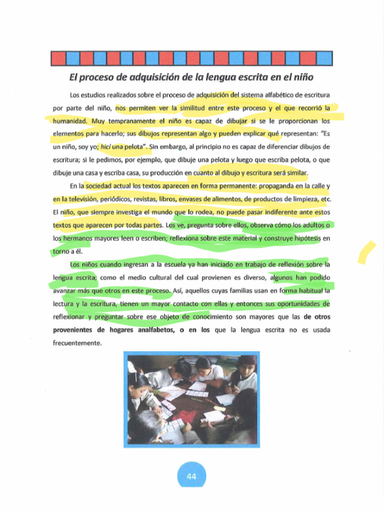 14.el Proceso de Adquisicion de La Lengua | PDF
