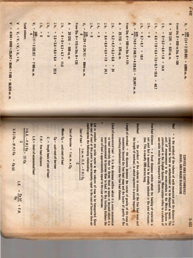 Earthworks Estimation | PDF