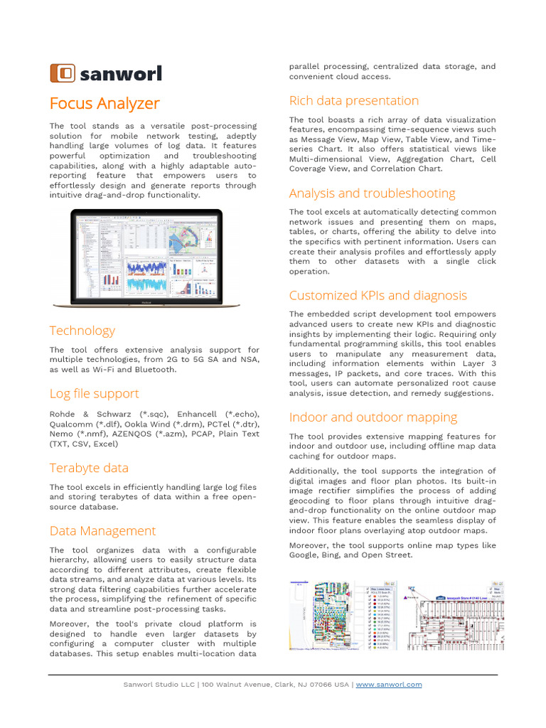 Focus Analyzer Brochure | PDF | Cloud Computing | Databases