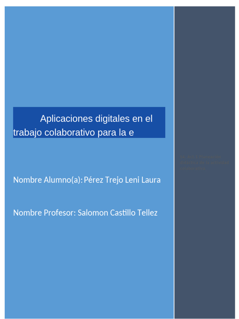 Leni Laura Perez Trejo - Sesion4 Act1 | PDF | Crecimiento personal y profesional | Arte