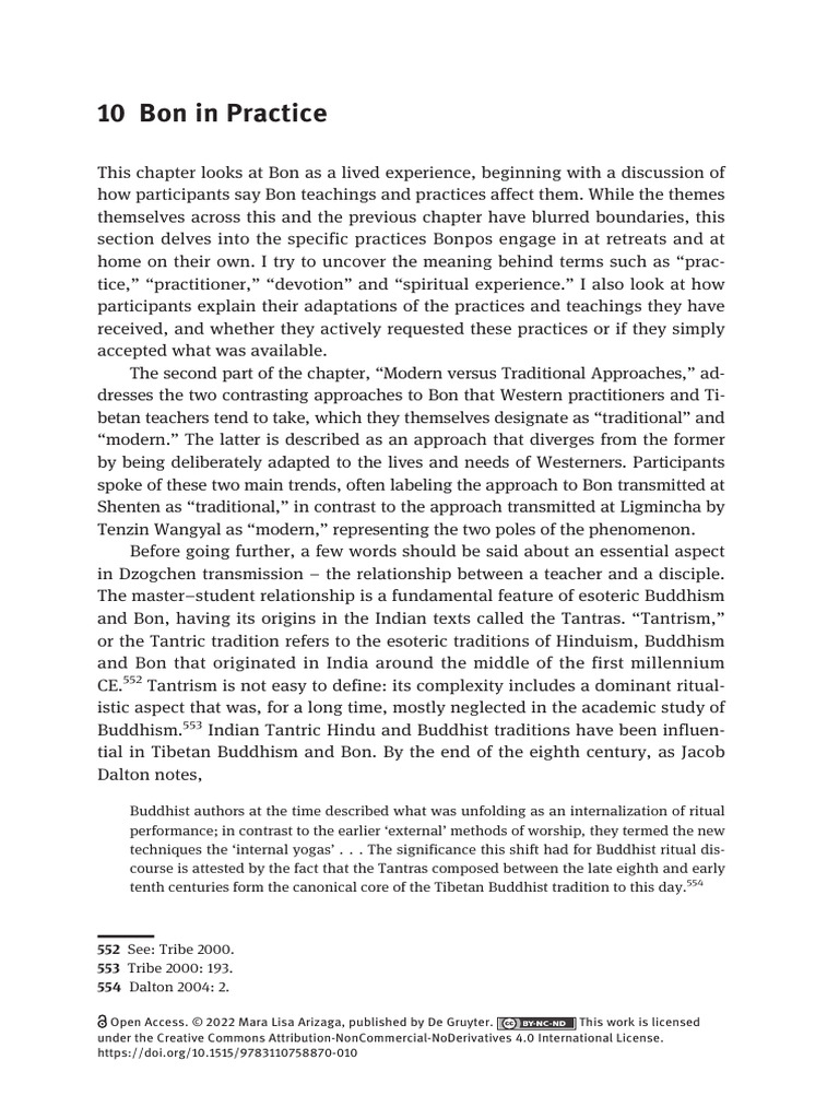 10 Bon in Practice | PDF | Tantra | Tibetan Buddhism