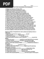 Pangatnig Activity | PDF