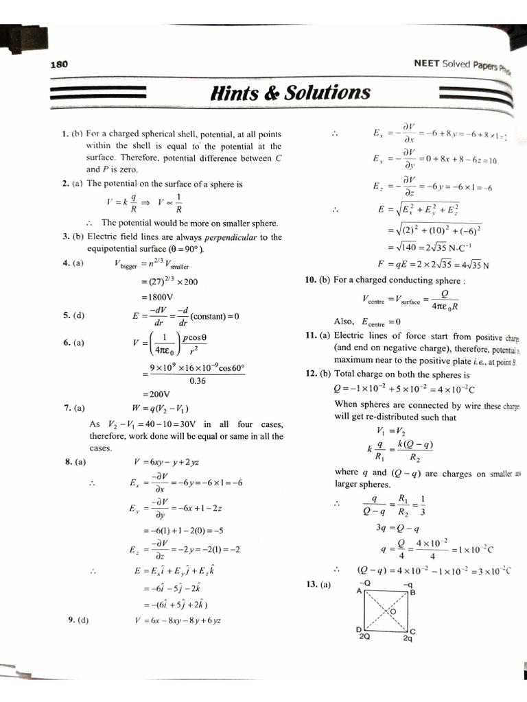 Sokutions For NEET PYQ | PDF