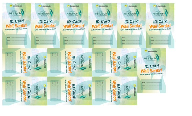 ID Card Haflah 2024 - 113150 | PDF