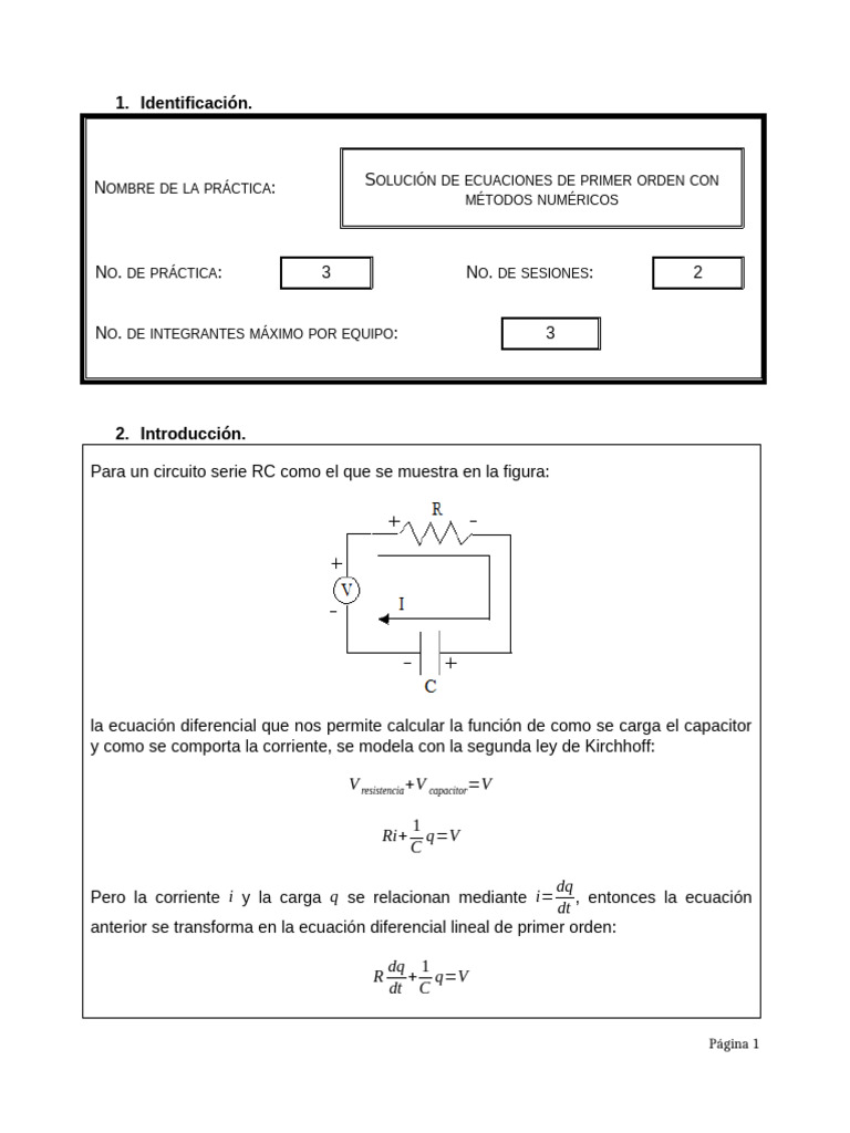Práctica 3 (Métodos Numéricos) | PDF | Red eléctrica | Ecuaciones
