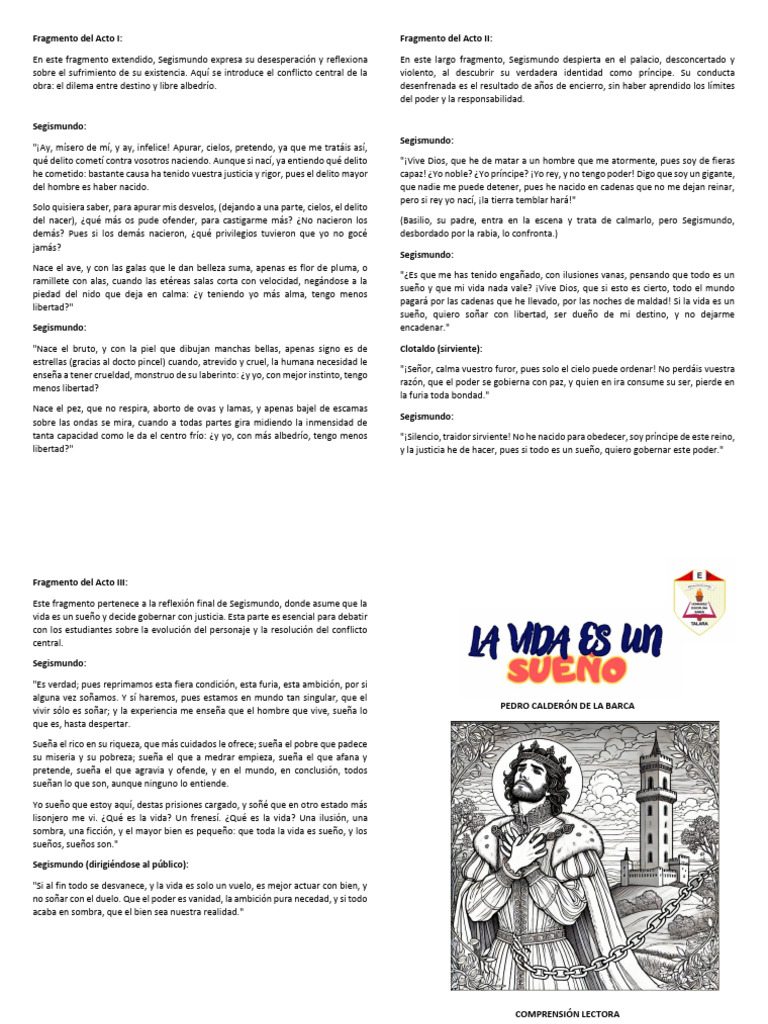 La Vida Es Un Sueño | PDF