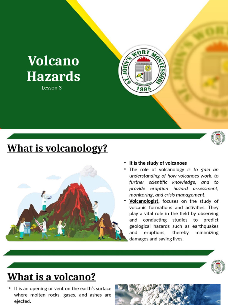 3 Volcano Hazards | PDF | Volcano | Types Of Volcanic Eruptions
