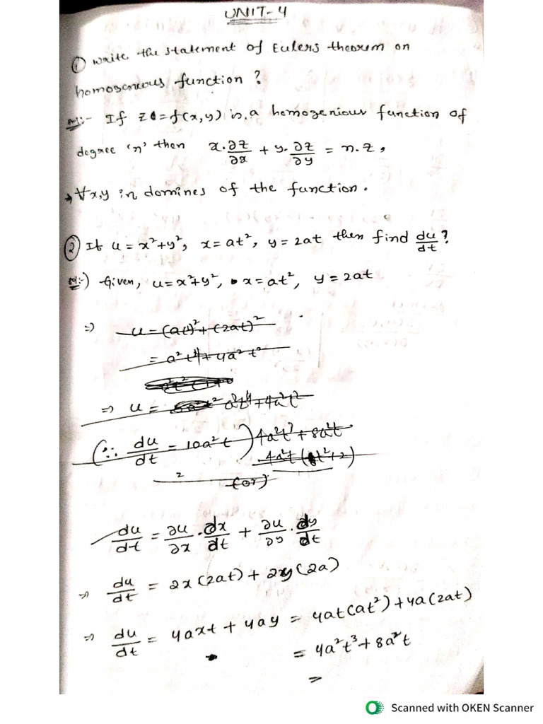 2 Marks Answers For 4th Unit | PDF