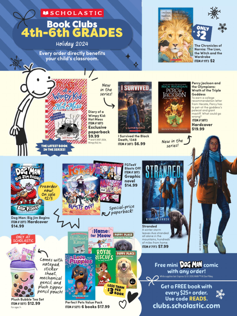 4-6 Holiday 2024 Scholastic | PDF