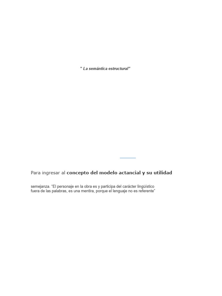 2.-El Modelo Actancial de Greimas | PDF | Lingüística | Semiótica