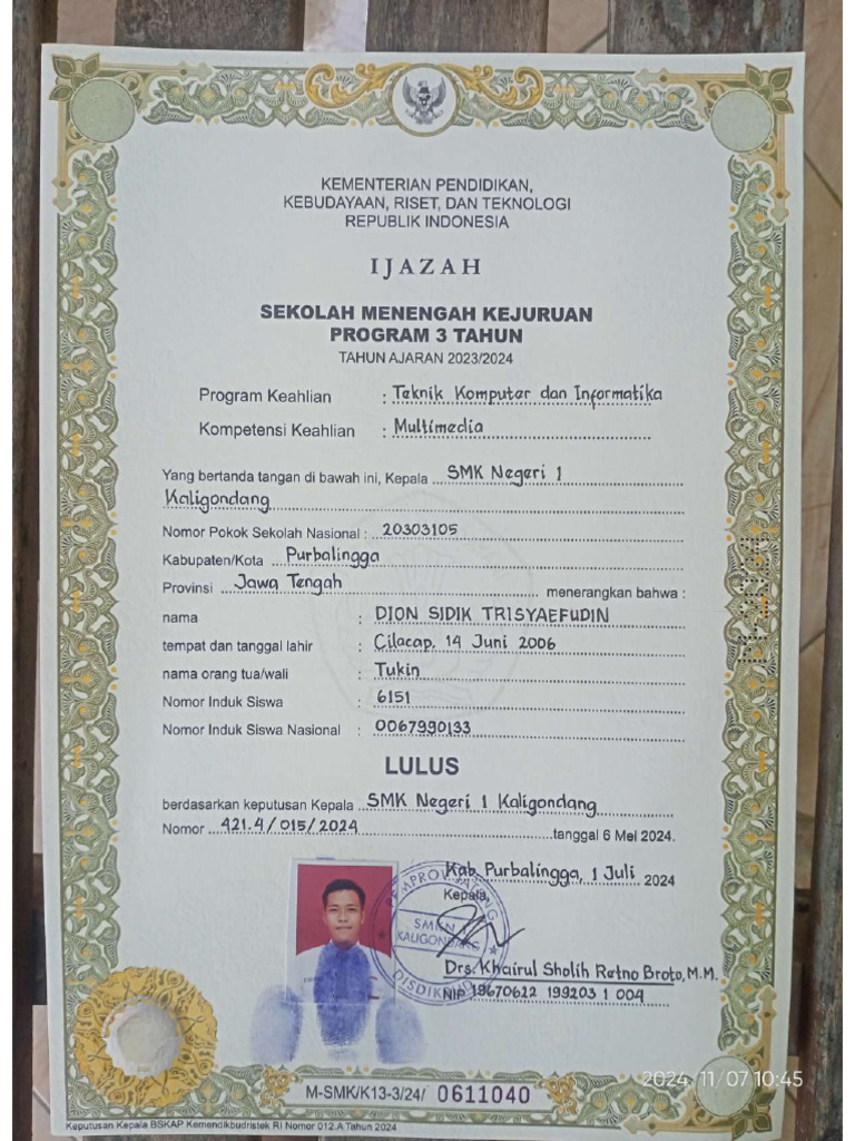 Ijazah Terakhir | PDF