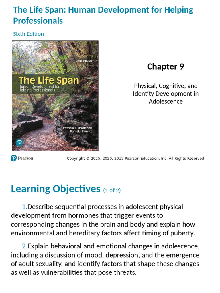 PSY 448 Week #9 Physical, Cognitive, and Identity Development in ...
