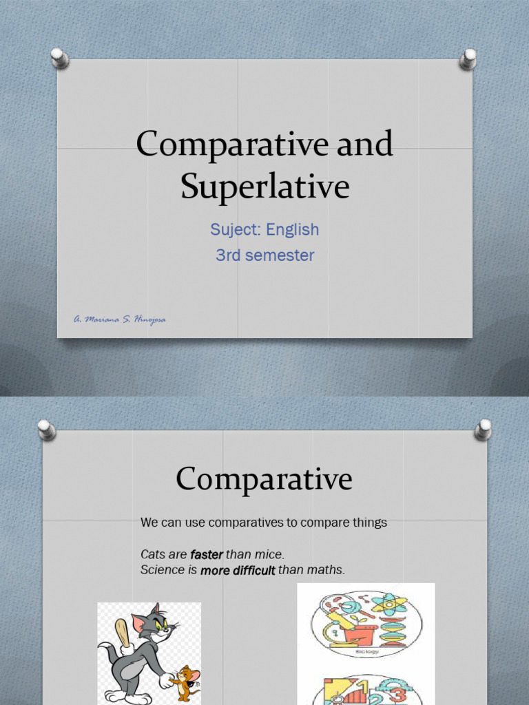 Mastering Comparatives and Superlatives | PDF | Linguistics | Grammar