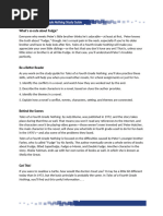 Activities for "Tales of a Fourth Grade Nothing" | PDF