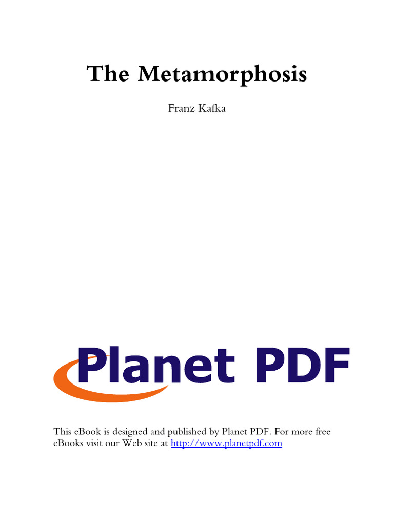 The Metamorphosis NT - Cleaned | PDF | The Metamorphosis