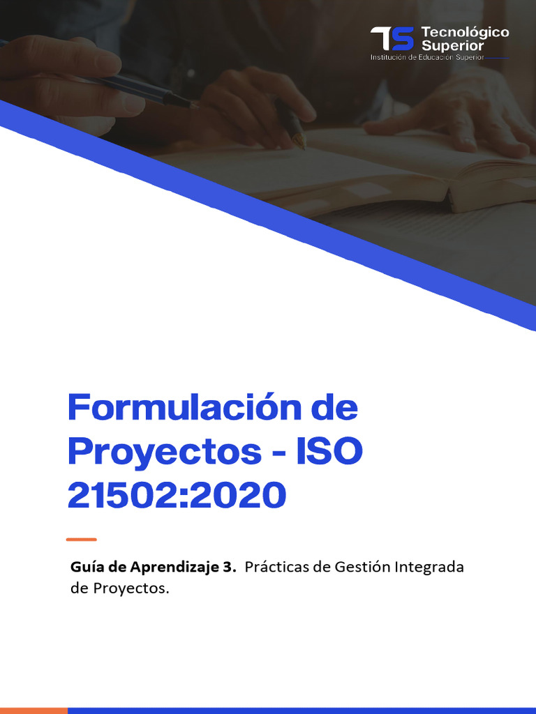 Gestión Integrada de Proyectos ISO 21502 | PDF | Gestión de proyectos ...