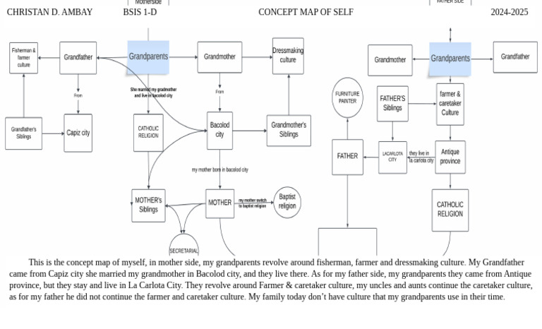 Concept Map of Self | PDF