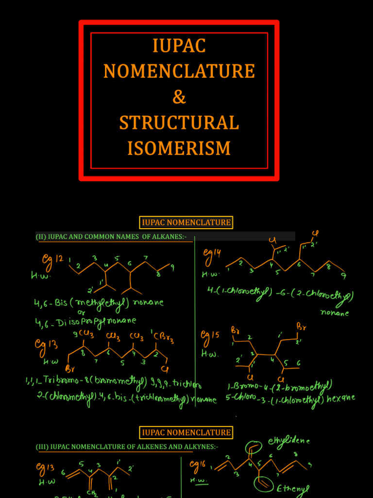 Iupac Lec 3 (Cyclic Compounds, Functional Groups) | PDF